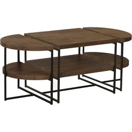 OMG Design Couchtisch &raquo;Cubik-1&laquo; 2 Stk. tlg. braun B/H/T: 120,4cm x 45cm x 60,4cm