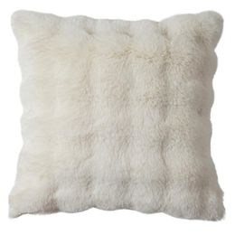 OTTO home Kissenbezug &raquo;Briee Premium&laquo; Kissenh&uuml;lle mit Fell-Optik, unifarben, hochwertig, extra weich wei&szlig; Polyester, Polyester B/L: 50cm x 50cm, 2 Stk