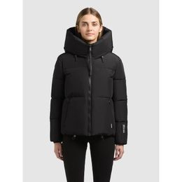 Khujo Damen Khujo Steppjacke &raquo;AUDREY2 MATT&laquo; mit Kapuze Rei&szlig;verschlusstaschen mit Fleecefutter XL