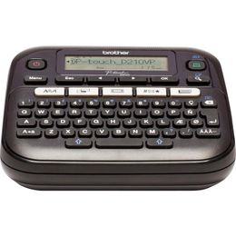 Brother Etikettendrucker &raquo;Beschriftungsger&auml;t P-touch D210VP&laquo; Beschriftungsger&auml;t f&uuml;r Zuhause und das Homeoffice inkl. Netzadapter schwarz 3 Jahre Garantie