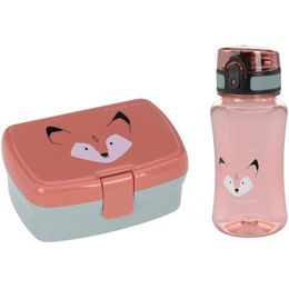 L&auml;ssig L&auml;ssig Kinder L&Auml;SSIG Lunchbox &raquo;About Friends, Fuchs&laquo; mit Trinkflasche grau Einheitsgr&ouml;&szlig;e