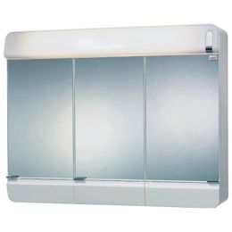 Jokey Spiegelschrank &raquo;Alida&laquo; 68,3 x 54,5 x 18 cm wei&szlig; Kunststoff wei&szlig;, B/H/T: 68,3cm x 54,5cm x 18cm, T&uuml;ren: 3 Stk.