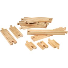 Brio Gleise-Set &raquo;Brio WORLD, Kleines Schienensortiment&laquo; aus Holz, FSC - sch&uuml;tzt Wald beige Einheitsgr&ouml;&szlig;e Gleise-Set