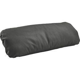Die PlanBar Dekokissen &raquo;PN-EM20028 Nierenkissen&laquo; Hochwertiges Glattleder grau Leder B/L: 70cm x 15cm, 1 Stk.