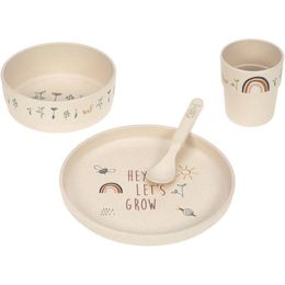L&auml;ssig L&Auml;SSIG Kindergeschirr-Set &raquo;Garden Explorer&laquo; beige 4 Stk. Kindergeschirr-Set