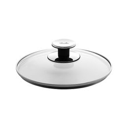 Fissler Topfdeckel &raquo;Ersatz-Glasdeckel&laquo; sp&uuml;lmaschinengeeignet silber Glas &Oslash; 26cm