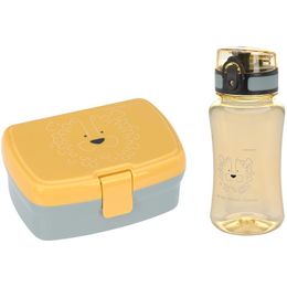 L&auml;ssig L&auml;ssig Kinder L&Auml;SSIG Lunchbox &raquo;About Friends, Lion&laquo; mit Trinkflasche grau Einheitsgr&ouml;&szlig;e