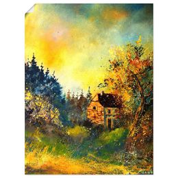 Artland Wandbild &raquo;Remote house&laquo; Gartenbilder 1 Stk. tlg. als Alubild, Leinwandbild, Poster, Wandaufkleber in verschied. Gr&ouml;&szlig;en bunt Papier B/H/T: 30cm x 40cm 