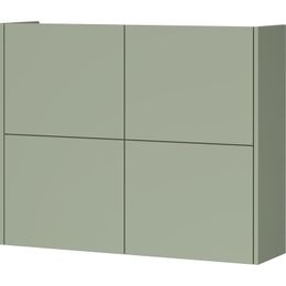 Germania H&auml;ngeschuhschrank &raquo;Binetto&laquo; 1 Stk. tlg. Garderobenschrank, Push-to-open, verstellbare B&ouml;den, Tiefe: 27cm gr&uuml;n Holzwerkstoff Taupegr&uuml;n, B/H/T: