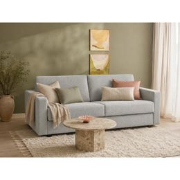 OTTO home Schlafsofa &raquo;Perrick, Schlaf-Couch, Breite Liegefl. 140 oder 160x200 cm&laquo; Sofa und Bett in einem, Bonell- oder Taschenferderkern, FSC grau 100