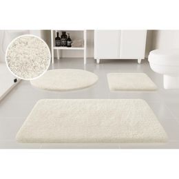 OTTO home Badematte &raquo;Kaarin, uni, viele Farben, Badvorleger, Badezimmer Teppich&laquo; H&ouml;he 30 mm rutschhemmend beschichtet fu&szlig;bodenheizungsgeeignet 