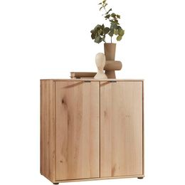 Wiemann Kommode &raquo;Cardiff Sideboard, W&auml;scheschrank, teilmassiv Bianco-Eiche, 80 cm&laquo; Kommode 80x86x43 cm, braun, mit D&auml;mpfung, MADE IN GERMANY, 