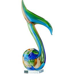 Gilde Skulptur &raquo;Skulptur Note&laquo; bunt Glas B/H/T: 23cm x 50cm x 10cm