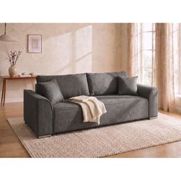 Collection AB Schlafsofa &raquo;Sara B: 241 cm, Liegefl. 137x195 cm, Bettkasten, optional mit Topper&laquo; Schlaffunktion, Couch mit Bonnellfederkern, 