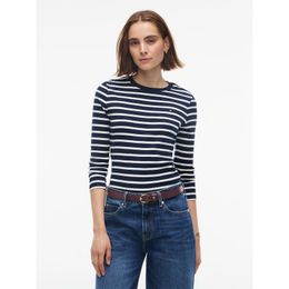 Tommy Hilfiger Damen Langarmshirt &raquo;CODY SLIM C-NK L/S T-SHIRT&laquo; Baumwolle, slim fit blau L (42/44)