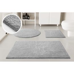 OTTO home Badematte &raquo;Selenne, uni, viele Farben, Badvorleger, Badezimmer Teppich&laquo; H&ouml;he 20 mm rutschhemmend beschichtet fu&szlig;bodenheizungsgeeignet 