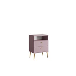 OTTO home Nachttisch &raquo;Elyriia Nachtkommode mit 2 Schubladen und Fach, Premium-Qualit&auml;t&laquo; mit viel Stauraum, modernes Design, pflegeleicht und robust 