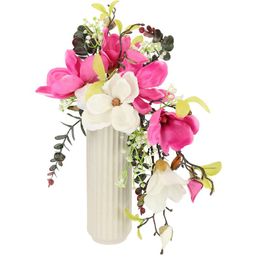 I.GE.A. Kunstpflanze &raquo;Magnolien&laquo; pink Keramik, Kunststoff, Polyester B/H/L: 27cm x 45cm, 1 Stk.