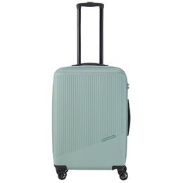 Travelite Herren Travelite Hartschalen-Trolley &raquo;BALI Reisekoffer Hartschale&laquo; 65 l 4 Rollen TSA-Schloss &ndash; robustes Reisegep&auml;ck gr&uuml;n B/H/T: 45cm x 67cm 