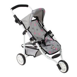 Bayer Chic 2000 CHIC2000 Puppenbuggy &raquo;Jogging-Buggy Lola&laquo; mit klappbarem Verdeck grau Einheitsgr&ouml;&szlig;e Puppenbuggy