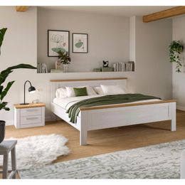 Home Affaire Schlafzimmer-Set &raquo;COSENZA, 2-teilig., best. aus: Bettgestell & Nachttisch&laquo; Matratzengr&ouml;&szlig;e 180x200 cm, viel Stauraum, ohne Lattenrost & 