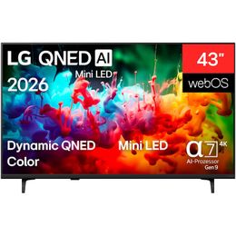 LG QNED-Fernseher &raquo;43QNED71B6B&laquo; 108 cm/43 &prime;&prime; Smart-TV 4K Super Upscaling und Dynamic Tone Mapping sorgen f&uuml;r optimierte Bilddarstellung sowie AI Sound