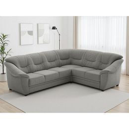 Sit & More sit&more Ecksofa &raquo;Savona L-Form, B. 262 cm, Komfortsitz, Eckcouch mit Stoff- & Lederwahl&laquo; optional Schlaffunktion, Liegefl. 120x195 cm B/H/T: 262cm x 