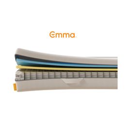 EMMA Taschenfederkernmatratze &raquo; One&laquo; 18 cm hoch Raumgewicht: 40 kg/m&sup3; 390 Federn 1-tlg., 1 Stk. tlg. 5 Zonen, ab 90x200cm und weiteren Gr&ouml;&szlig;en wei&szlig; Bezug (
