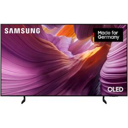 Samsung OLED-Fernseher &raquo;GQ77S85FAE&laquo; 194 cm/77 &prime;&prime; Smart-TV HDR Pro & Glare Free, Dolby Atmos & AI Sound, Gaming Hub, bis zu 165Hz schwarz Multidimensionales 
