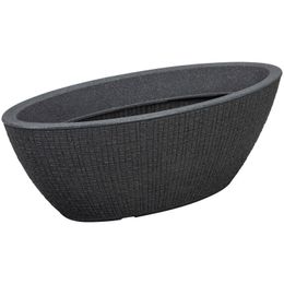 Scheurich Blumentopf &raquo;60/298 BARCEO JARDINIERE&laquo; schwarz B/H/T: 23,7cm x 19,5cm x 58,5cm