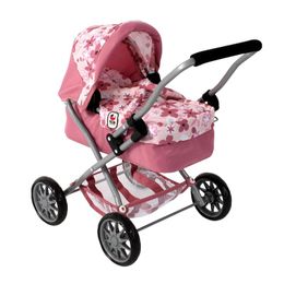 Bayer Chic 2000 CHIC2000 Puppenwagen &raquo;Smarty, Mini-Kuschelwagen&laquo; mit herausnehmbarer Tragetasche rosa Einheitsgr&ouml;&szlig;e Puppenwagen