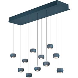 Musterring LED Pendelleuchte &raquo;CANNON, 11-flammige LED H&auml;ngelampe 5W 500Lumen 2300-4000K CCT&laquo; LED-Board 1 Stk. Farbwechsler warmwei&szlig; - kaltwei&szlig; mit Fernbedienung,