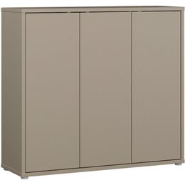 FORTE Schuhschrank &raquo;Alice Springs, Schuhschrank, Platz f&uuml;r 20 Paar Schuhe, 3 T&uuml;ren&laquo; B/H/T 109,2/99,1/34,9 cm, Stauraumschrank, Mehrzweckschrank, 