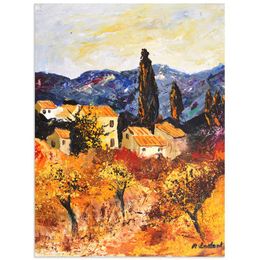 Artland Wandbild &raquo;Summer in Provence&laquo; Gartenbilder 1 Stk. tlg. als Alubild, Leinwandbild, Poster, Wandaufkleber in verschied. Gr&ouml;&szlig;en bunt Alu Dibond B/H/T: 