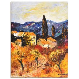 Artland Wandbild &raquo;Summer in Provence&laquo; Gartenbilder 1 Stk. tlg. als Alubild, Leinwandbild, Poster, Wandaufkleber in verschied. Gr&ouml;&szlig;en bunt Holz, Leinwand B/H/T