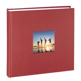 Hama Fotoalbum &raquo;Jumbo Fotoalbum 30 x 30 cm, 100 Seiten, Album, Bordeaux&laquo; rot Papier Platz f&uuml;r max. 400 Fotos im Format 10 x 15