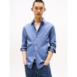 Tommy Jeans Herren Langarmhemd &raquo;Sabim Stretch Shirt&laquo; Stretch Hemd, Premium, Slim Fit, mit Elasthan blau M, N-Gr