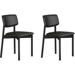 OTTO home Esszimmerstuhl &raquo;Grelia&laquo; (Set) 2 Stk.nat&uuml;rliche warme Eichenoptik, in zwei Farben, Sitzh&ouml;he 46 cm Massivholz B/H/T: 49cm x 78cm x 65cm, 2 Stk