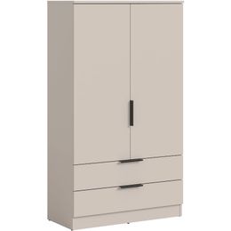 Home Affaire W&auml;scheschrank &raquo;SKARDE, Kleiderschrank, Schlafzimmerschrank, Schrank&laquo; H&ouml;he: 140 cm, 2 T&uuml;ren, 2 Schubladen, 1 Kleiderstange, 1 Stk. tlg. 