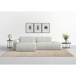Trendmanufaktur Ecksofa &raquo;Braga, mit hochwertigem Kaltschaum, L-Form, Japandi-Design&laquo; modernes Sofa, Couch mit hohem Sitzkomfort, 275/72/160 cm (B/H/T)