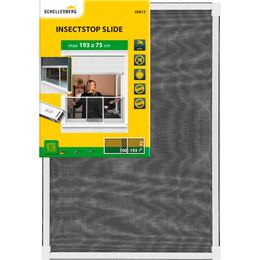 Schellenberg Insektenschutz-Fensterrahmen &raquo;ausziehbares Fliegengitter Schiebefenster mit Rahmen&laquo; 50 x 75 - 142 cm oder 75 x 100 -193 cm, wei&szlig; und 