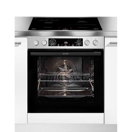 Gorenje Induktions Herd-Set &raquo;BCSIB737OTX&laquo; mit 1-fach-Teleskopauszug Aqua Clean 1 Stk. tlg. Pizzafunktion mit 300 &deg;C &ndash; perfekt f&uuml;r Pizza, Focaccia und 