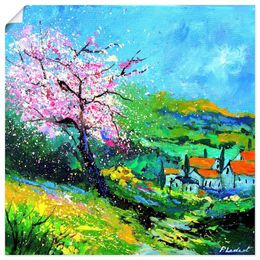 Artland Wandbild &raquo;Spring landscape&laquo; Wiesen & Baumbilder 1 Stk. tlg. als Alubild, Leinwandbild, Poster, Wandaufkleber in verschied. Gr&ouml;&szlig;en bunt Papier B/H/T: 