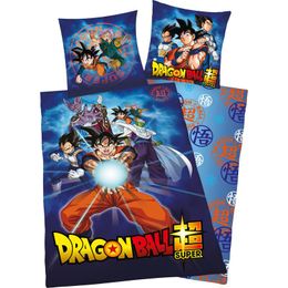 Quelle Kinderbettw&auml;sche &raquo;Dragonball&laquo; 2 Stk. mit Dragonball Motiv blau Renforc&eacute;, Obermaterial: 100% Baumwolle B/L: 135cm x 200cm, 1 Stk., 1 Stk., Renforc&eacute;, B/