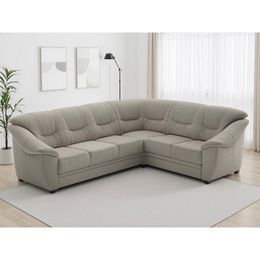 Sit & More sit&more Ecksofa &raquo;Savona L-Form, B. 262 cm, Komfortsitz, Eckcouch mit Stoff- & Lederwahl&laquo; mit Schlaffunktion, Liegefl. 120x195 cm B/H/T: 262cm x 90cm 