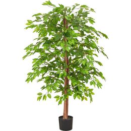 Creativ green Kunstbaum &raquo;Ficus benjamina&laquo; mit sch&ouml;nem Blattwerk Obermaterial: 100% Kunststoff B/H/L: 160cm, 1 Stk.