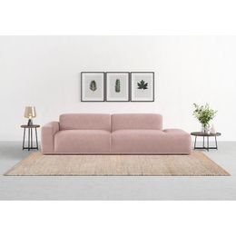 Trendmanufaktur Big-Sofa &raquo;Braga, mit hochwertigem Kaltschaum, Megasofa, Japandi-Design&laquo; modernes Big-Sofa, Couch mit hohem Sitzkomfort, 277/72/107 cm 
