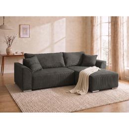 Collection AB Ecksofa &raquo;Sara L-Form, B: 236 cm, Schlaffunktion, Bettkasten, optional Topper&laquo; Bonnellfederkern, Liegefl. 116x190 cm, Couch als 