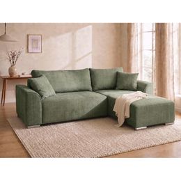 Collection AB Ecksofa &raquo;Sara L-Form, B: 236 cm, Schlaffunktion, Bettkasten, optional Topper&laquo; Bonnellfederkern, Liegefl. 116x190 cm, Couch als 