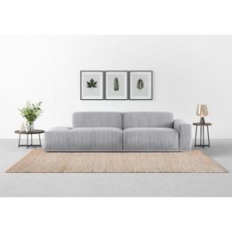 Trendmanufaktur Big-Sofa &raquo;Braga, mit hochwertigem Kaltschaum, Megasofa, Japandi-Design&laquo; modernes Big-Sofa, Couch mit hohem Sitzkomfort, 277/72/107 cm 